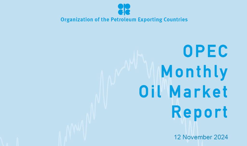 OPEC最新月報(11月)：2024年全球原油需求量下修到1億403萬桶︱理財鴿